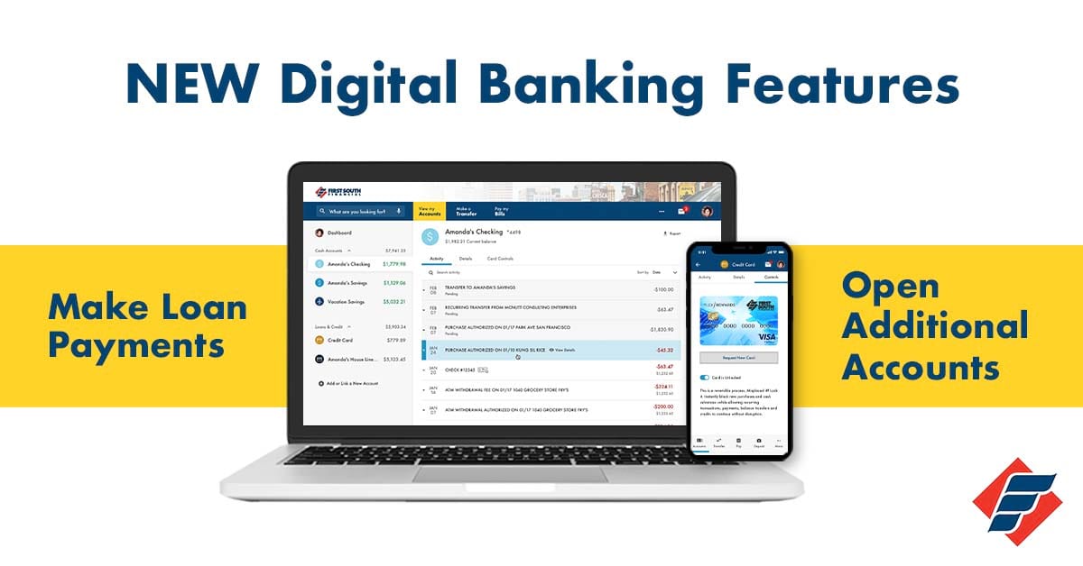 Update from CEO: Two new features available for online and mobile banking